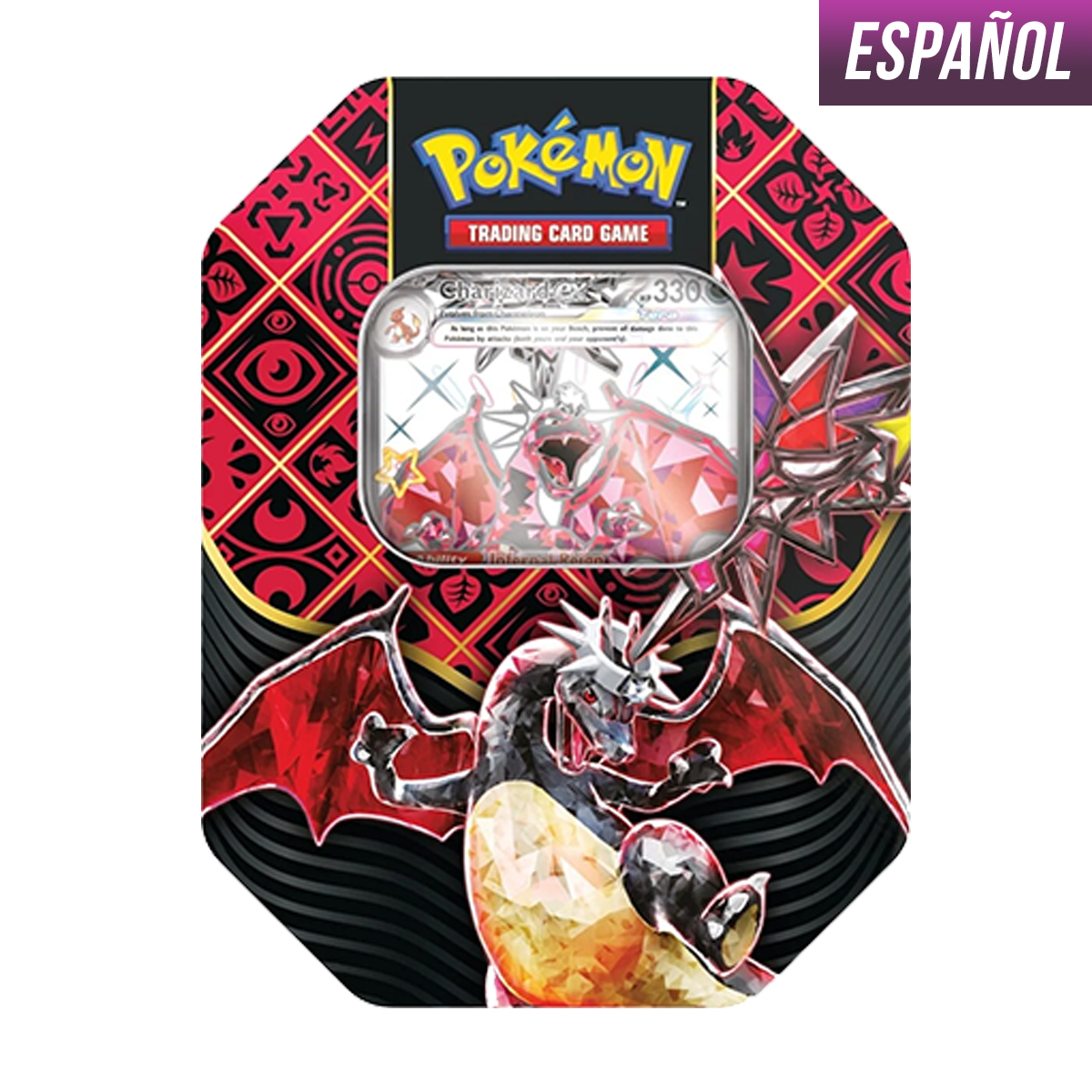 Tin Pokémon TCG: Destinos de Paldea Español (Shiny Charizard Ex) | Top ...