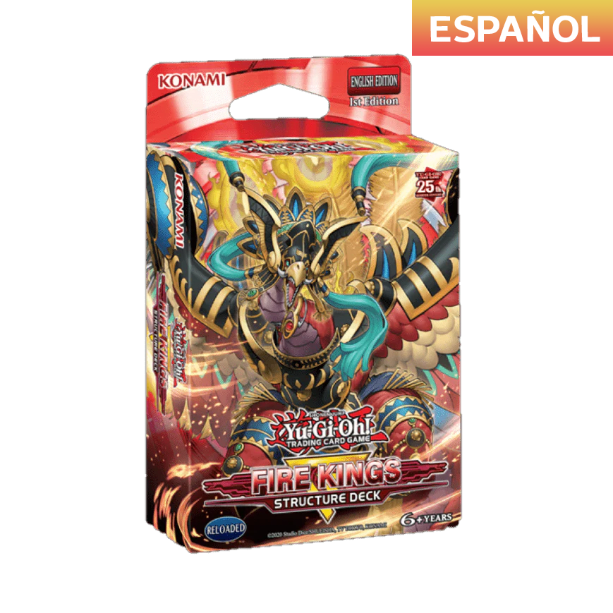 Baraja de Estructura Yu-Gi-Oh!: Reyes de Fuego Español | Top 8 Game Center