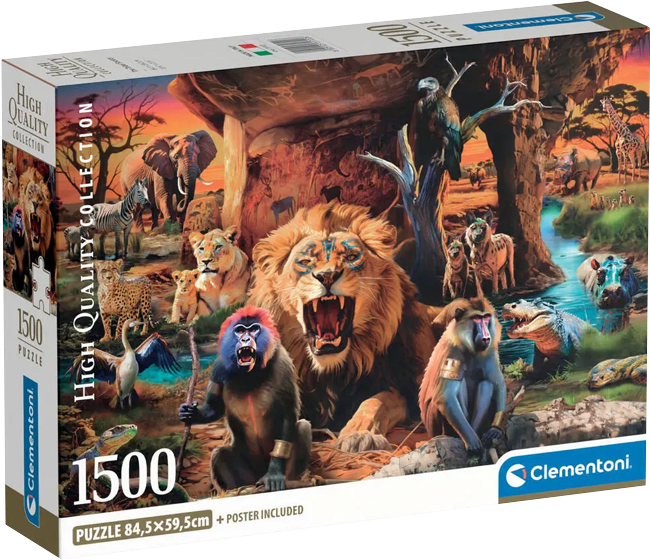 Puzzle Clementoni High Quality Collection 1500 Piezas (The Tribal ...