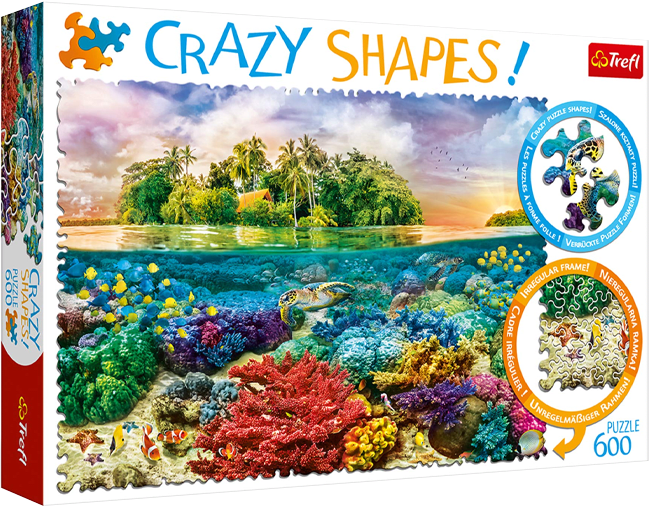 Puzzle Trefl Crazy Shapes 600 Piezas (Tropical Islands) | Top 8 Game Center