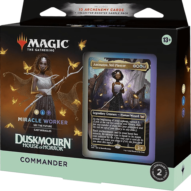Commander Deck MTG: Duskmourn House of Horrors (Miracle Worker) | Top 8 ...