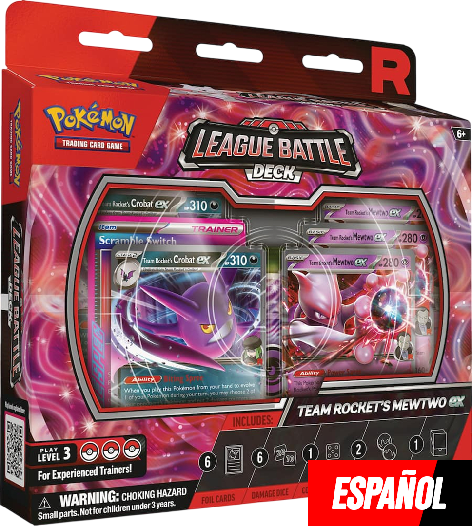 Mazo Combate Liga Pokemon: Mewtwo EX del Equipo Rocket | Top 8 Game Center