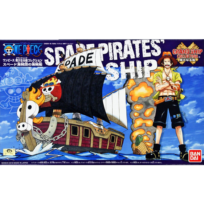 Model Kit Bandai Hobby: Grand Ship Collection Spade Pirate's Ship | Top ...