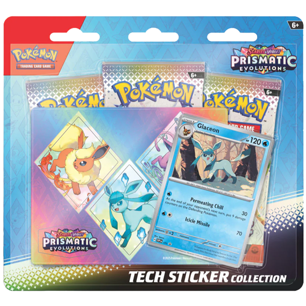 Tech Sticker Collection Pokémon TCG: Prismatic Evolutions (Glaceon ...