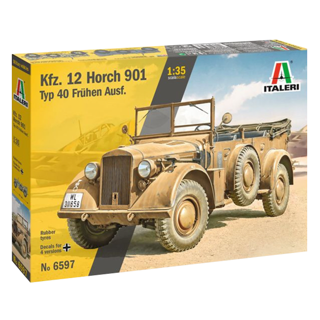 Model Kit Italeri: Kfz. 12 Horch 901 Typ 40 Frühen Asuf. | Top 8 Game ...
