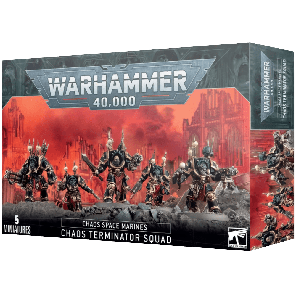 Chaos Space Marines: Chaos Terminator Squad | Top 8 Game Center