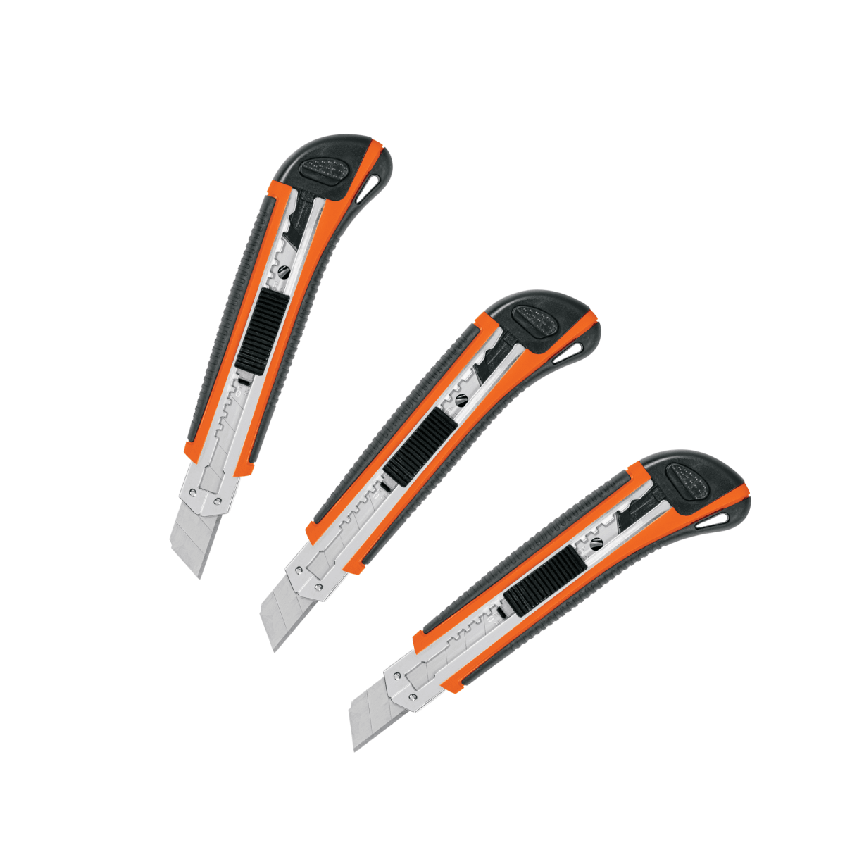 Cutter profesional navaja retráctil 18mm pack 3 unidades - truper ...