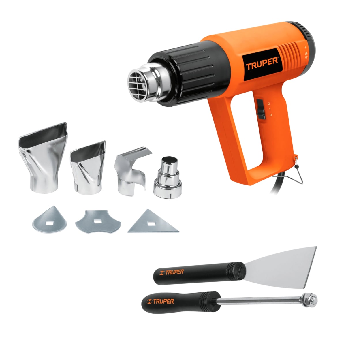 Pistola de calor profesional 2000 W, Truper | MEGACONSTRUCTORES FERRETERIA