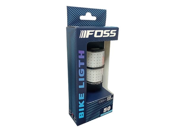 Luz Trasera FOSS Led Roja/Azul, USB, 50 Lums, 6 Funciones, 72 Chips ...