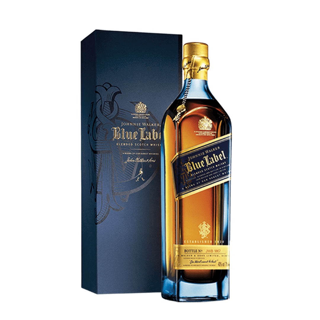 WHISKY JOHNNIE WALKER BLUE LABEL X 750ML. | Licores Nuevo Mundo