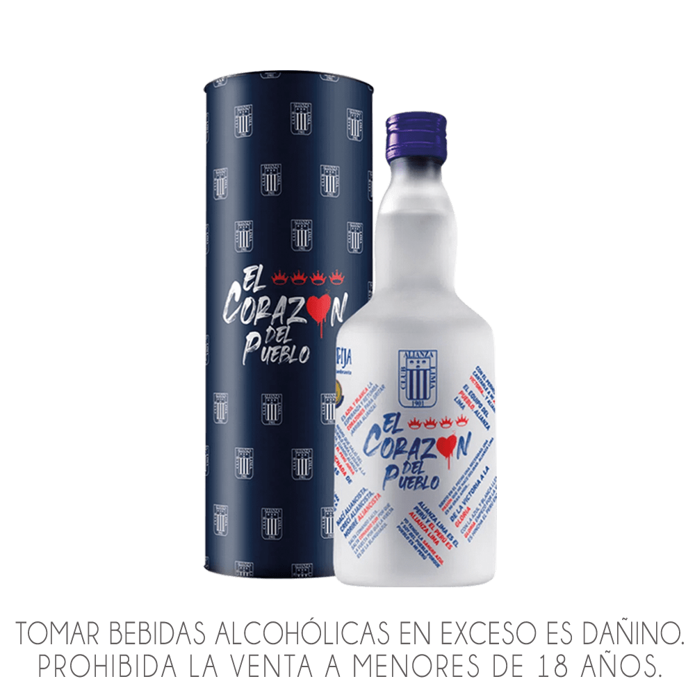PISCO TABERNERO LA BOTIJA QUEBRANTA EDICIÓN ALIANZA LIMA X 750ML ...
