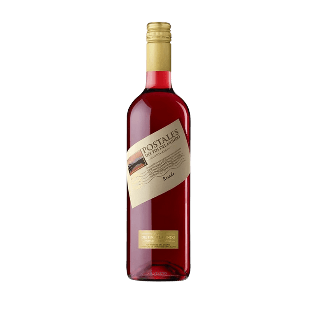VINO POSTALES FIN MUNDO ROSADO X 750ML | Licores Nuevo Mundo