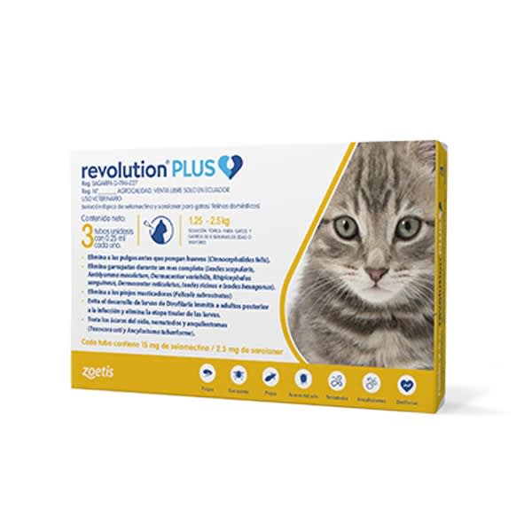 REVOLUTION PLUS 1.25 A 2.5KG | Jpets Mascotas