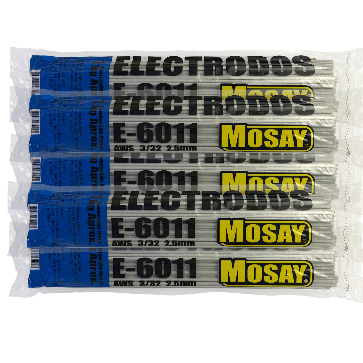 Electrodo 6011 3/32" 2.5mm MOSAY 5 Kilos | FerreOnline