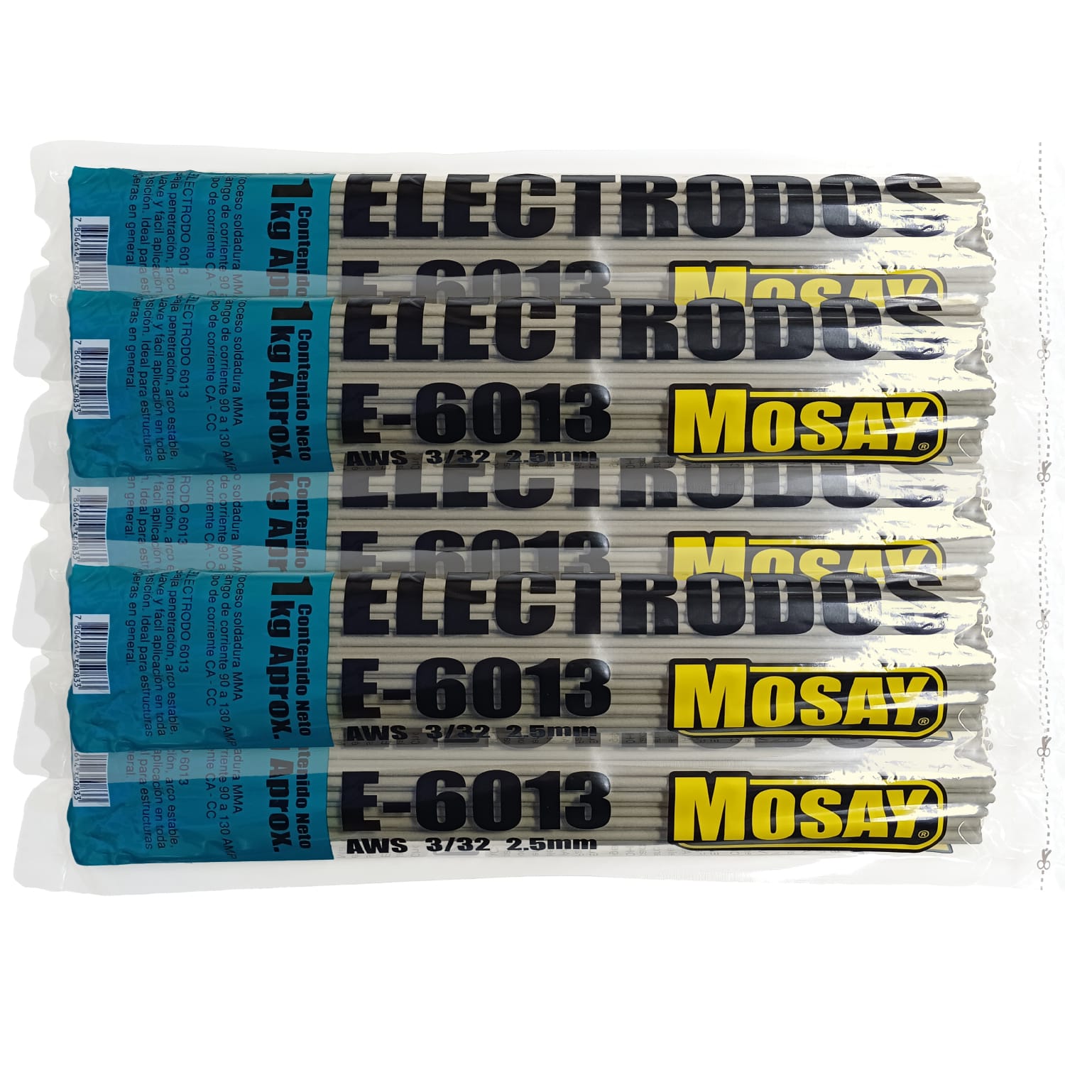Electrodo 6013 3/32" 2.5mm MOSAY 5 Kilos | FerreOnline