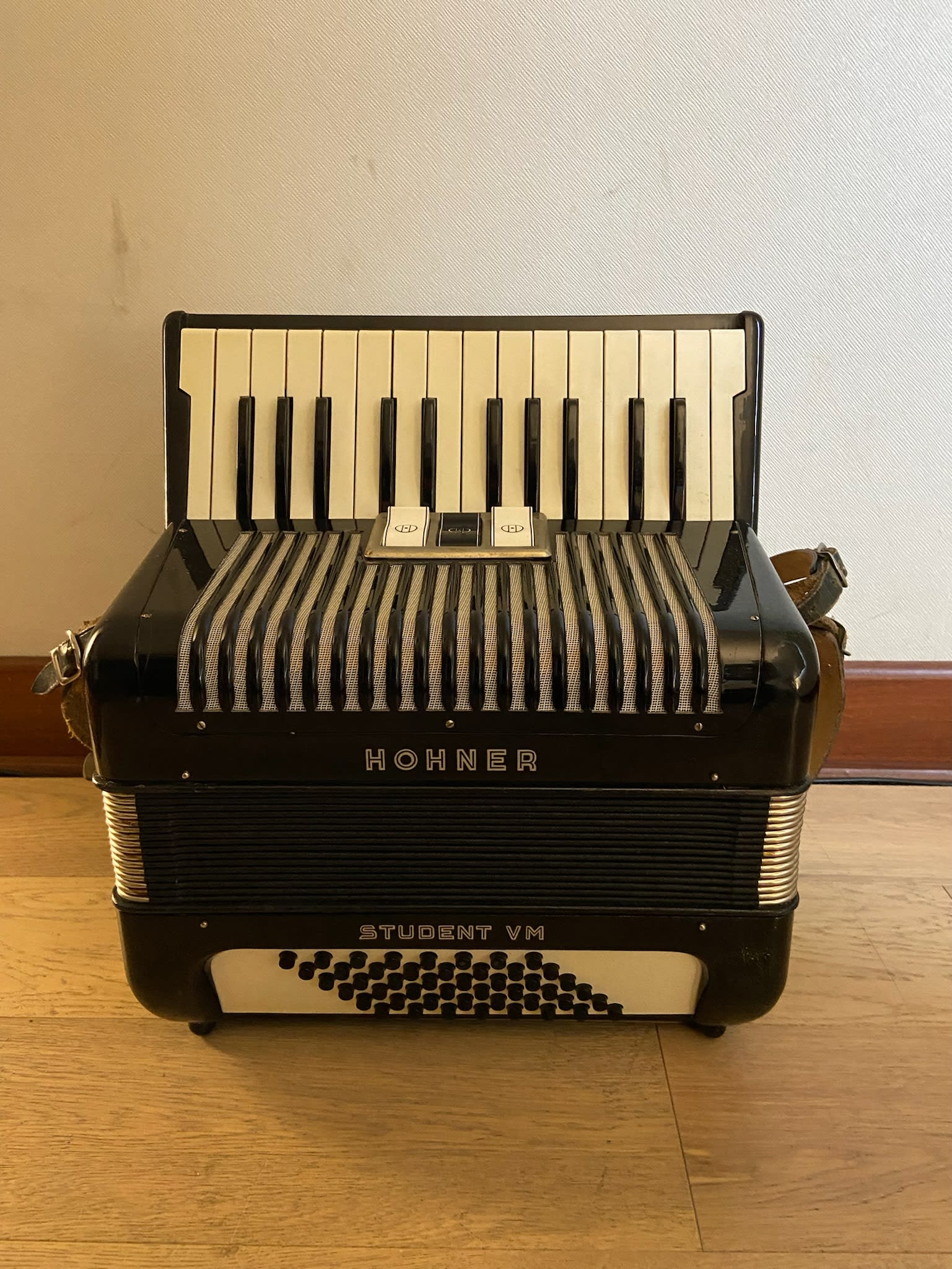 a piano 48 bajos Hohner Student VM (SKU:2024) | Instrumentos Chile