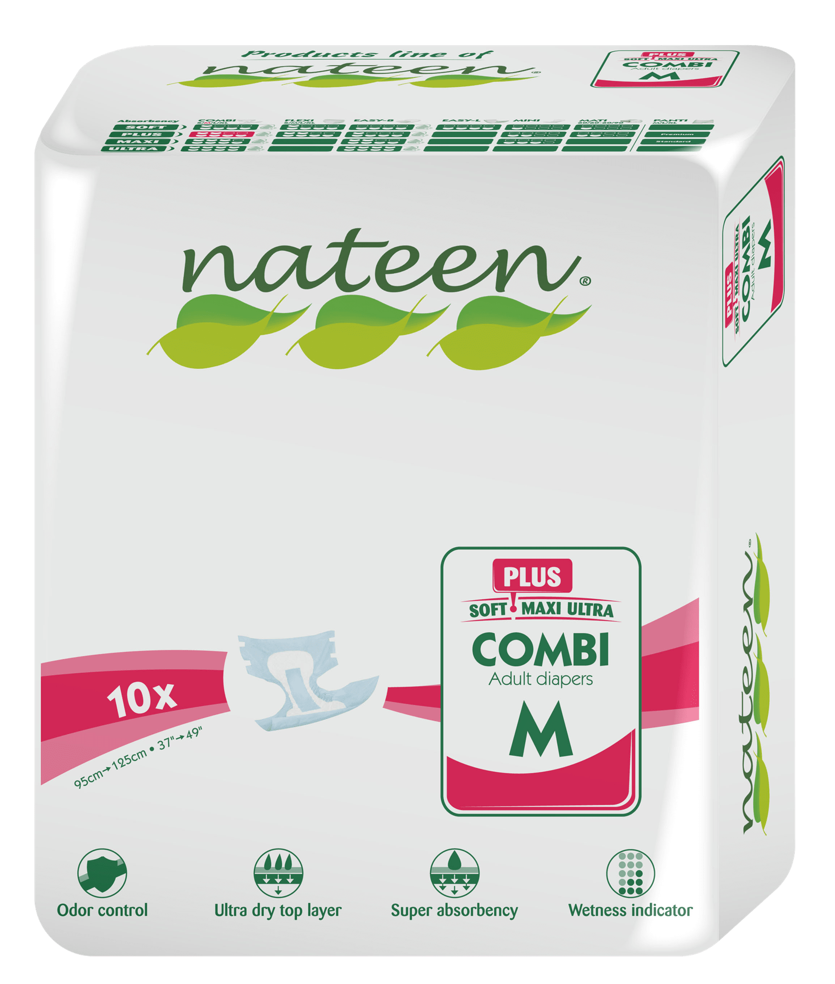 PAÑALES PLUS TALLA M (10u) | Punto Pañal