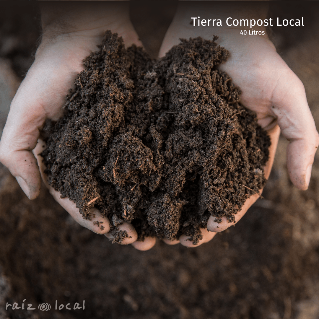 Tierra Compost Local 40L - Ideal para Jardines y Huertos | CONSTRUPLANET