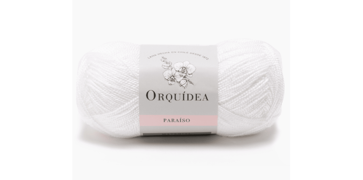 HILO PARAISO ORQUIDEA BLANCO 1102 | Morales Spa | El Rey Del Crochet