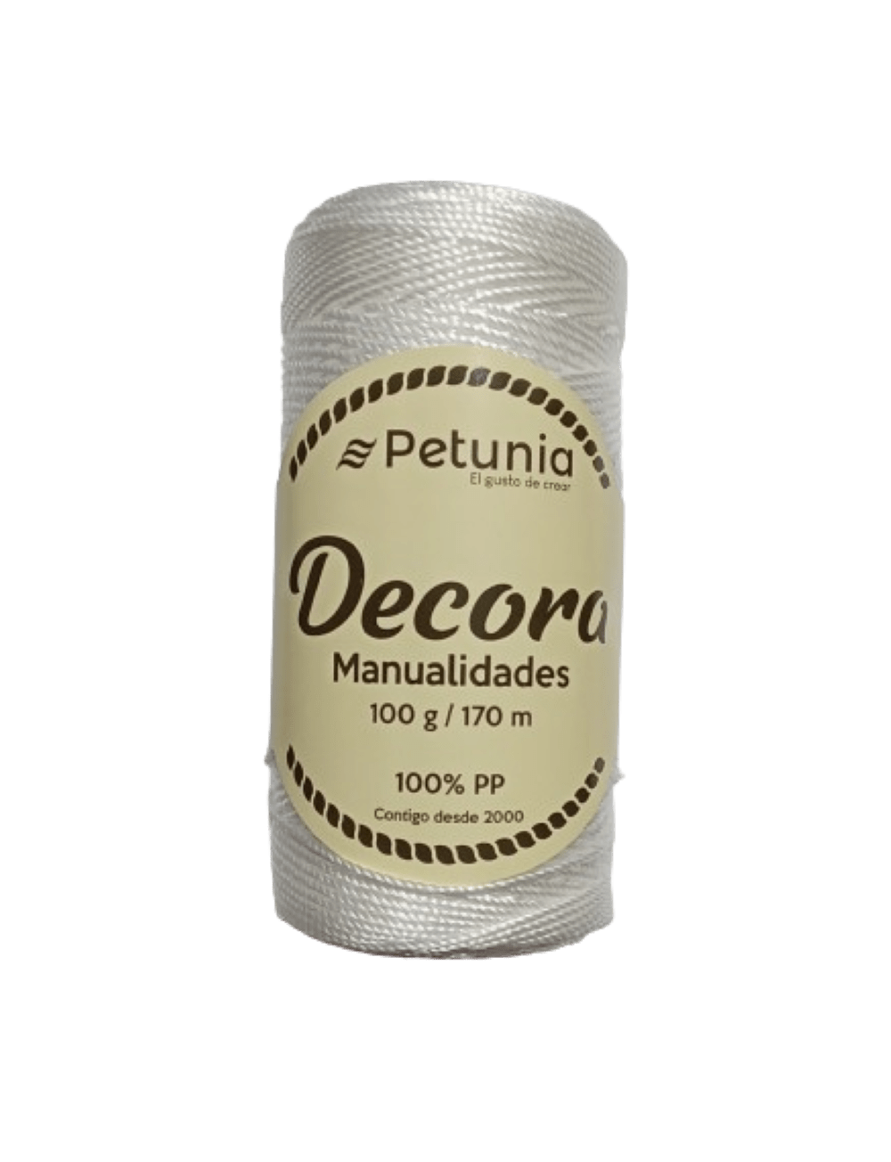HILO DECORA PARA MANUALIDADES BLANCO 21 | Morales Spa | El Rey Del Crochet
