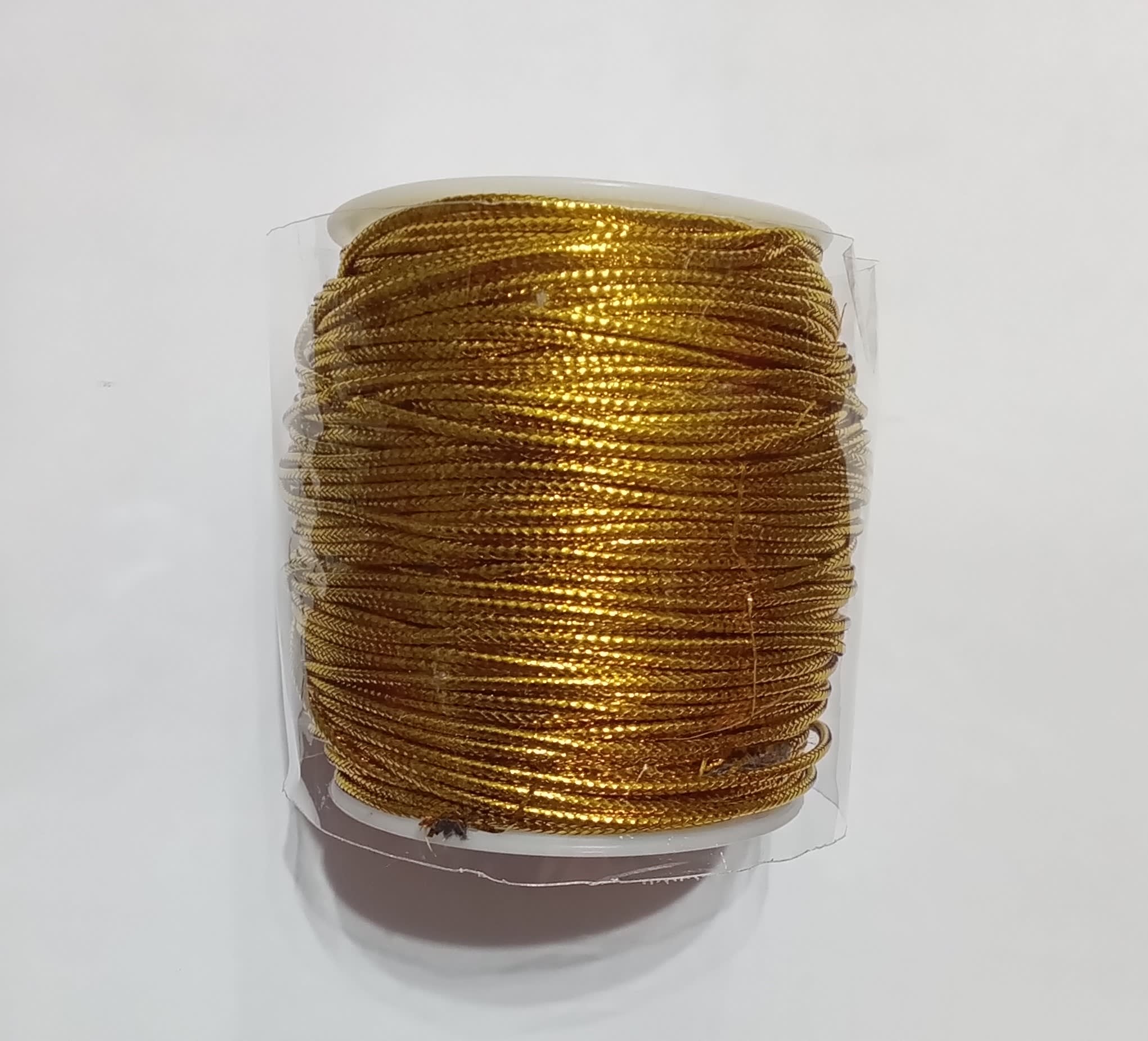 CORDON LUREX 2 MM DORADO 100 METROS | Morales Spa | El Rey Del Crochet