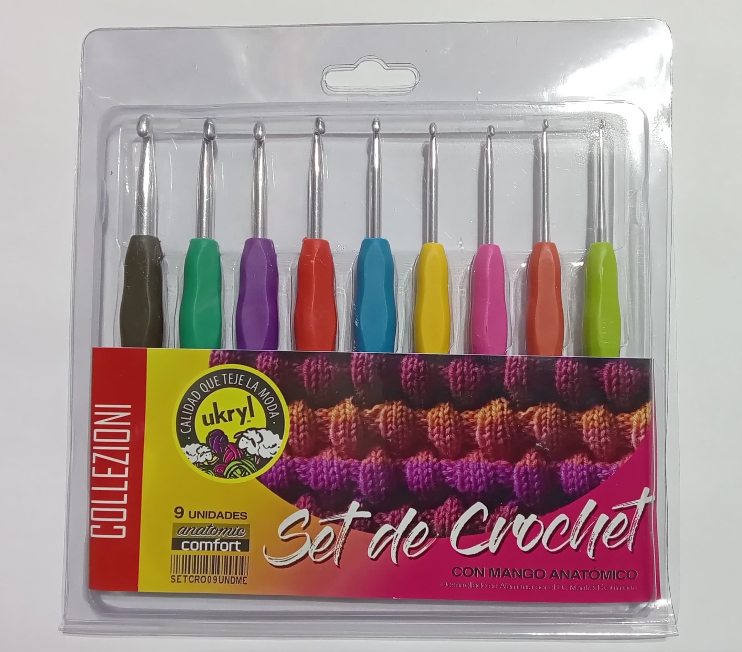 SET CROCHET MANGO SILICONA 9 UNIDADES | Morales Spa | El Rey Del Crochet