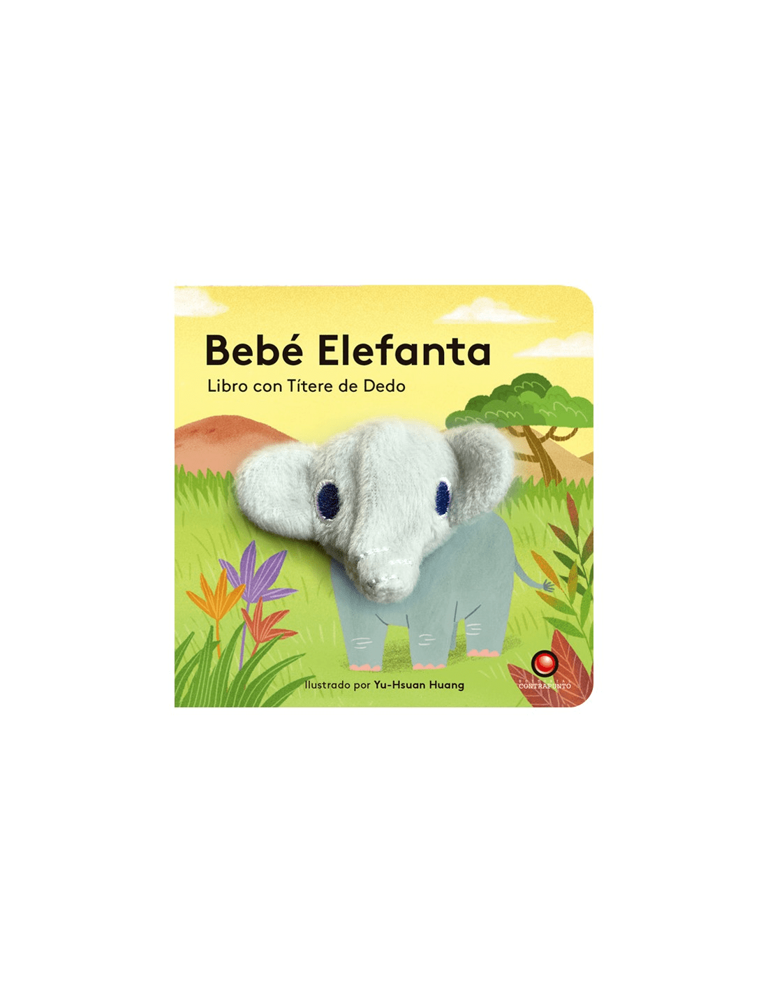 LIBRO CON TITERE DE DEDO-BEBE ELEFANTA TD-CONTRAPUNTO | SOTAVENTO LIBROS