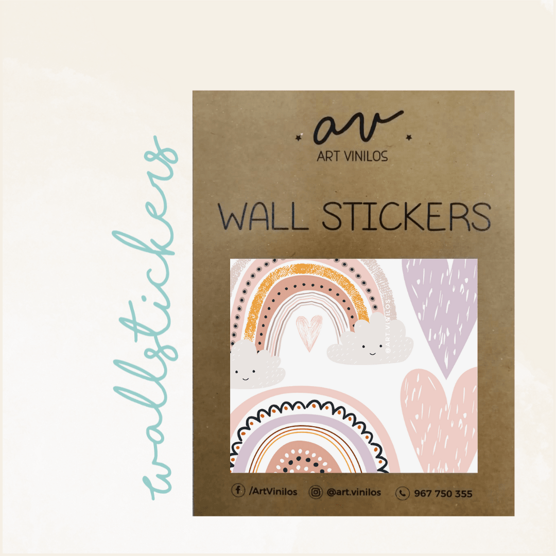 Wallstickers Arcoiris Boho | Art Vinilos