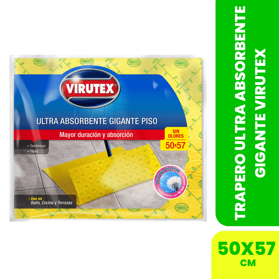 TRAPERO ULTRA ABSORBENTE GIGANTE 50X57 VTX | PABEL, Aseo y Limpieza