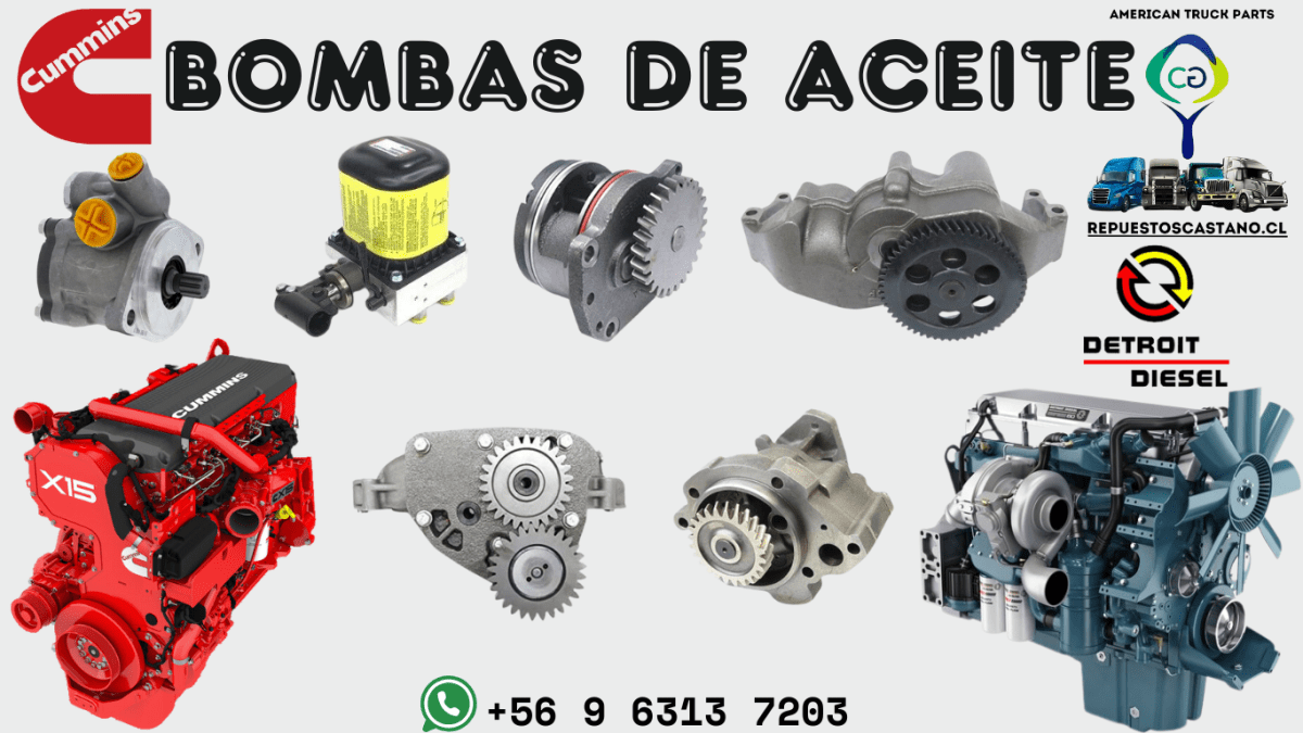 BOMBAS DE ACEITE | HERMANOS CASTAÑO GUTIERREZ TRUCK SPA