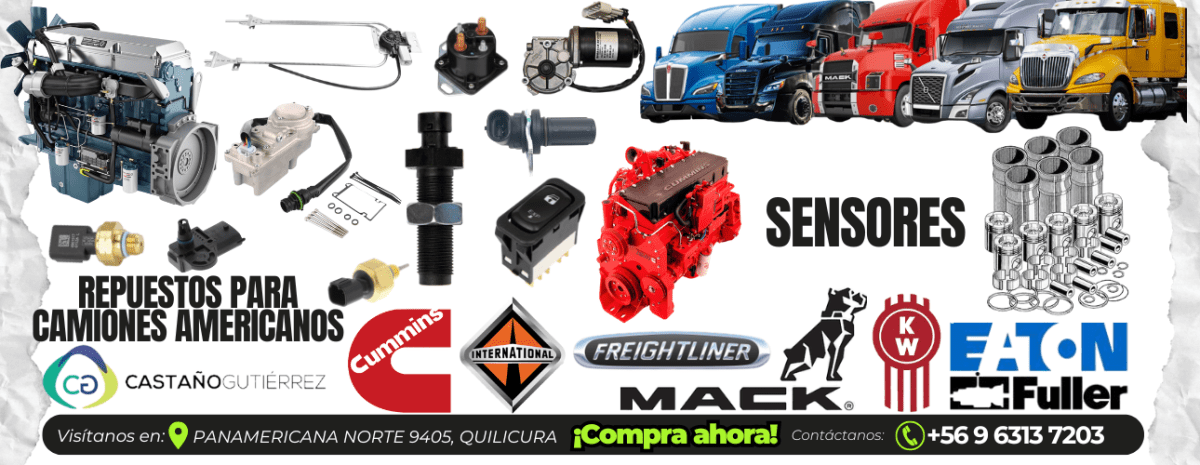 SENSORES | HERMANOS CASTAÑO GUTIERREZ TRUCK SPA