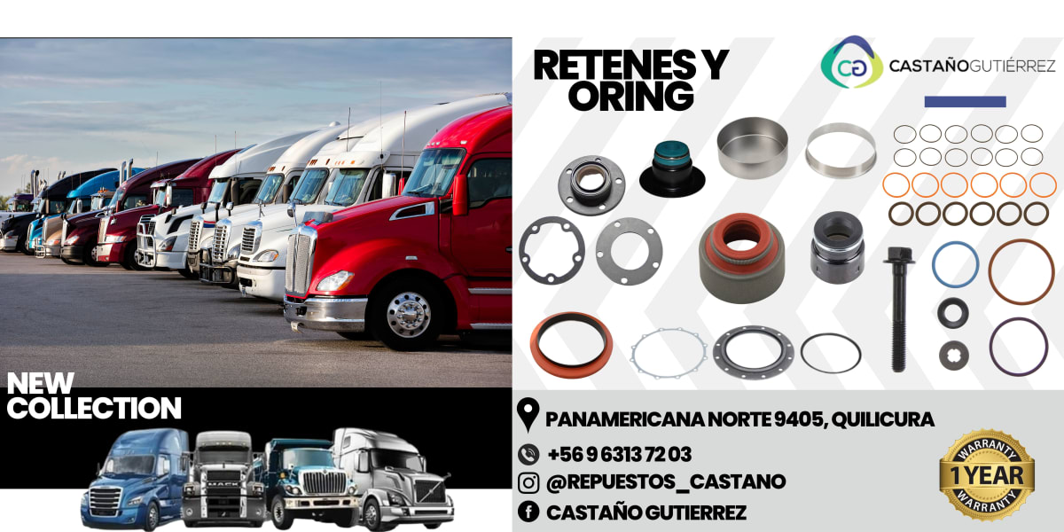 RETENES Y ORING | HERMANOS CASTAÑO GUTIERREZ TRUCK SPA