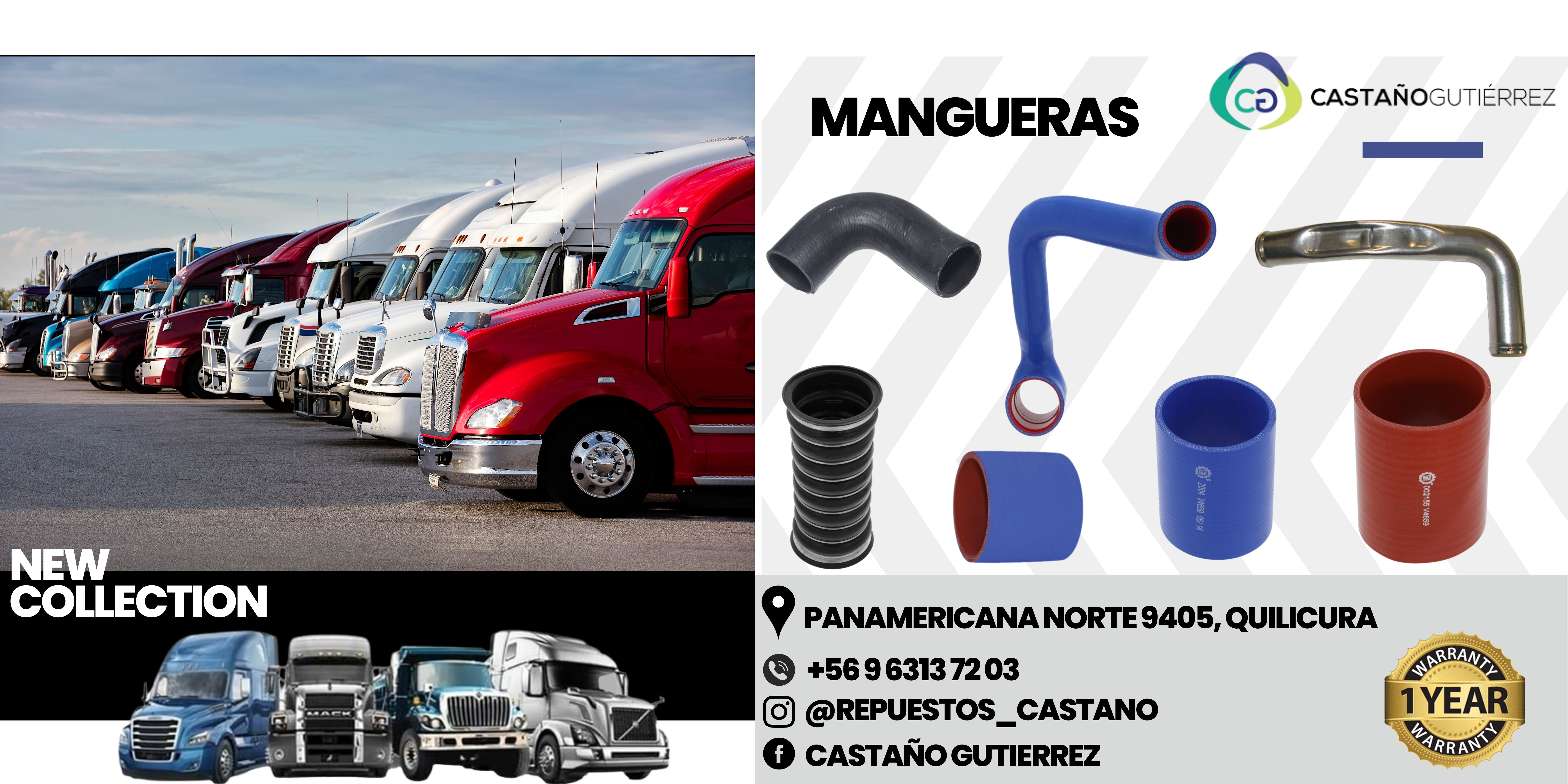 MANGUERAS | HERMANOS CASTAÑO GUTIERREZ TRUCK SPA