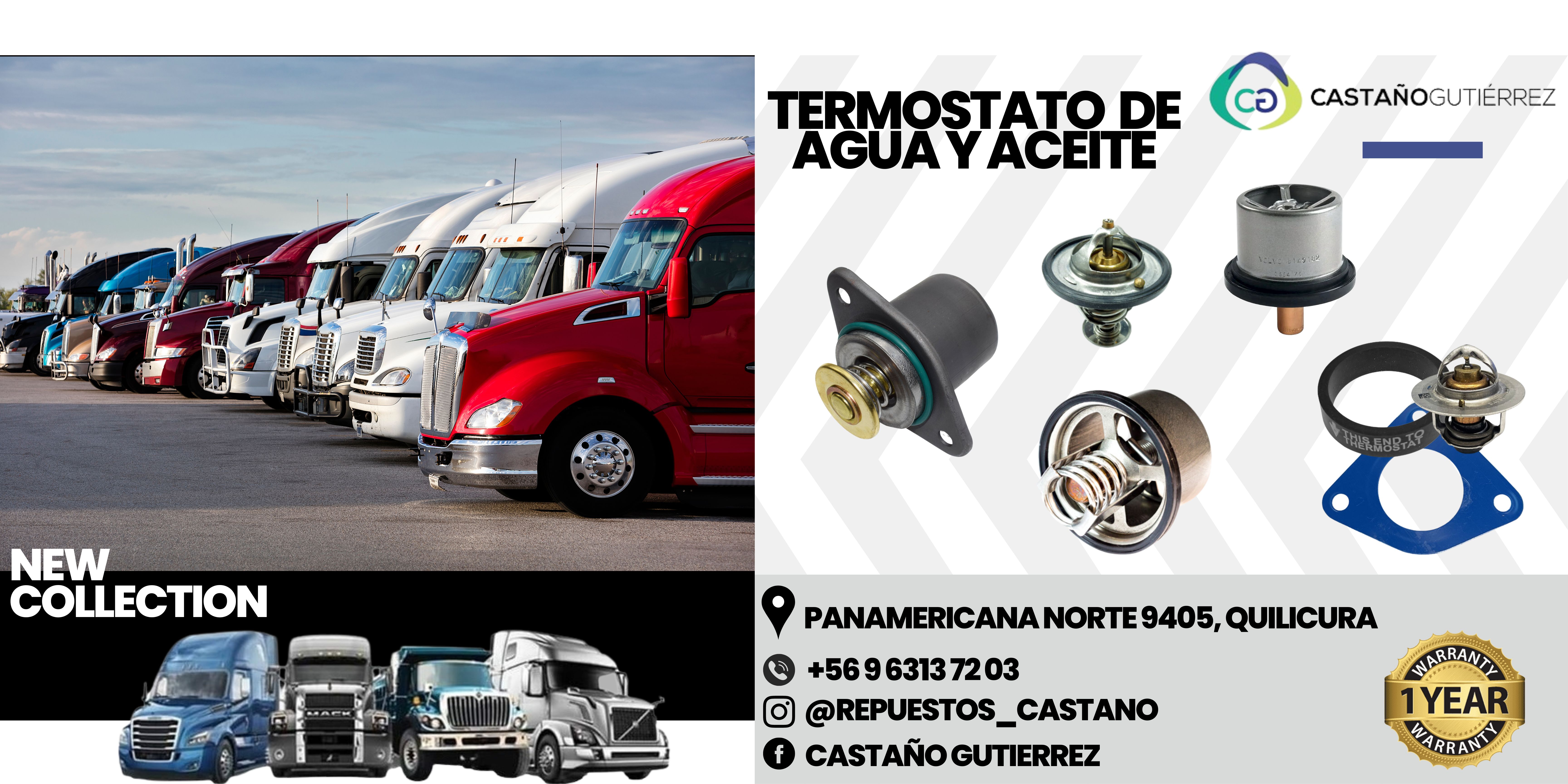 TERMOSTATOS | HERMANOS CASTAÑO GUTIERREZ TRUCK SPA