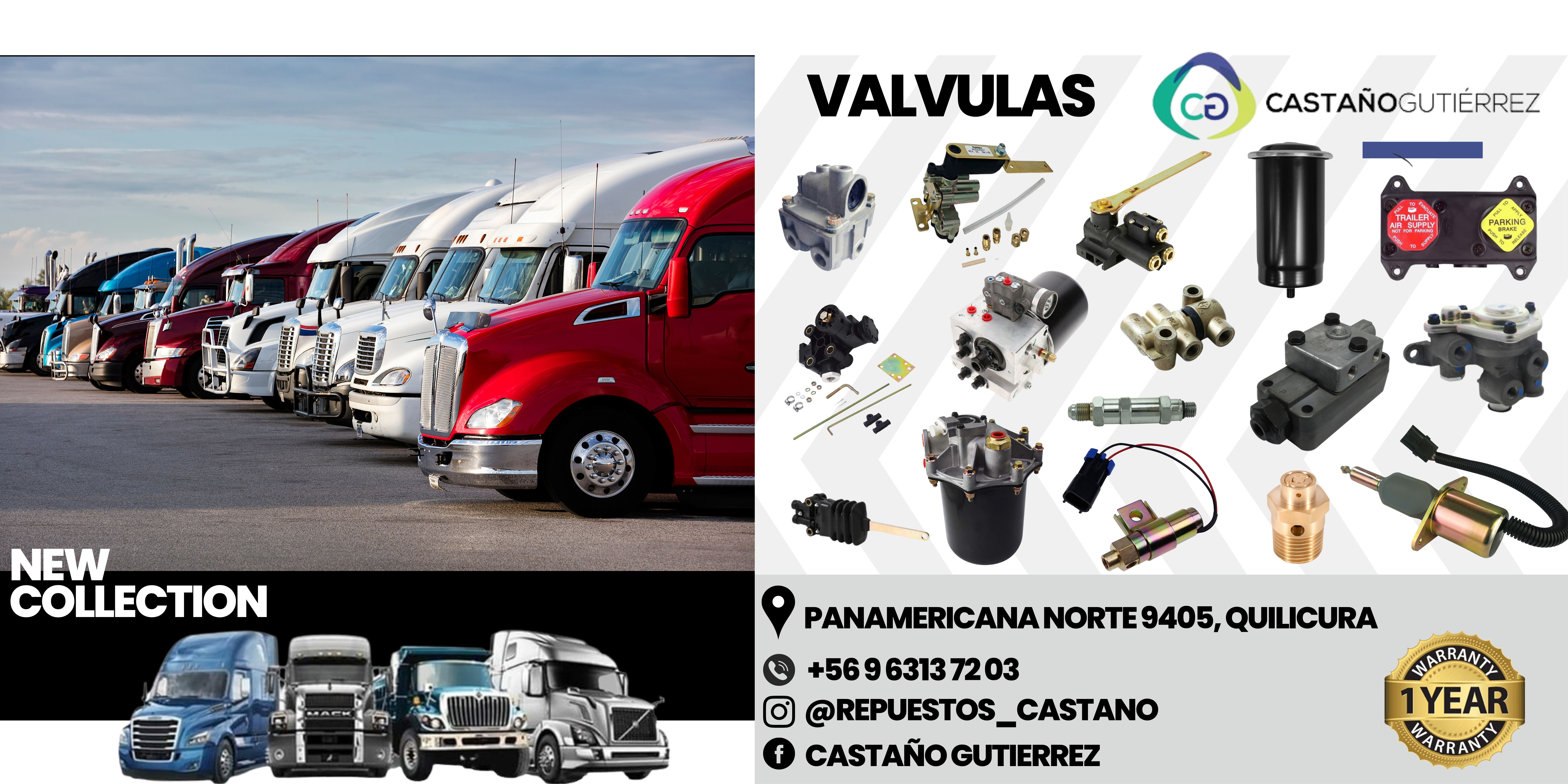VALVULAS | HERMANOS CASTAÑO GUTIERREZ TRUCK SPA