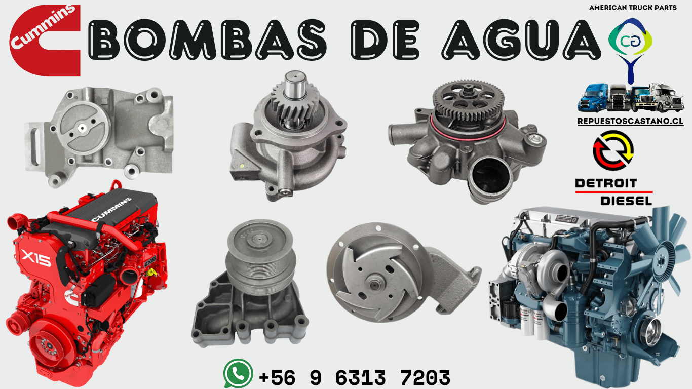 BOMBAS DE AGUA | HERMANOS CASTAÑO GUTIERREZ TRUCK SPA