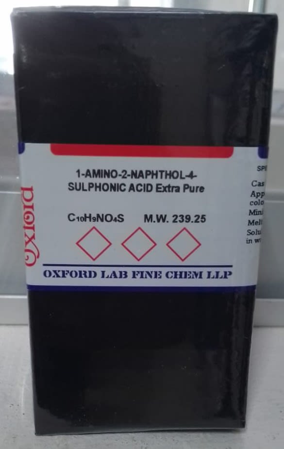 1-AMINO-2-NAPHTHOL 4-SULPHONIC ACID 95%Extra Pure (Inc IGV) | Envirotechlab