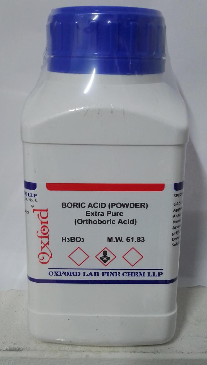 BORIC ACID (POWDER) 99.5% Extra Pure (Inc IGV) | Envirotechlab
