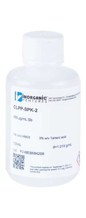 EPA CLP ICP Antimony (Sb) Spike Standard ISO 17034 (INC IGV ...