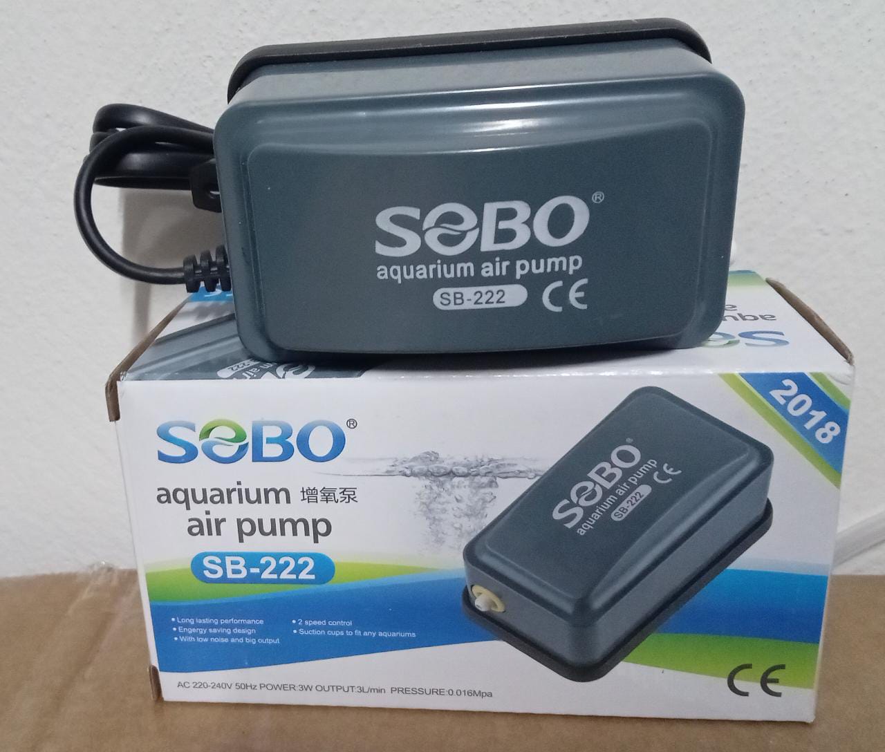 Bomba De Aire Sobo SB-222(Inc.IGV) | Envirotechlab