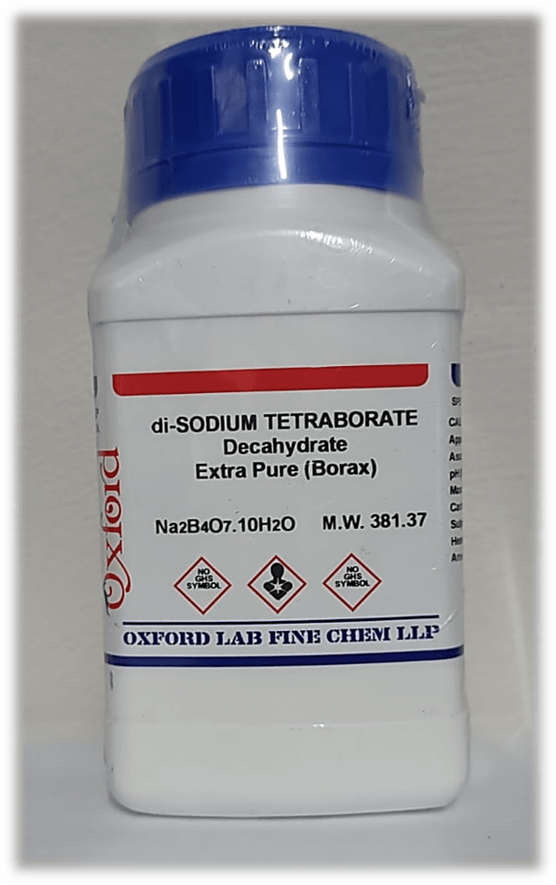 di-SODIUM TETRABORATE DECAHYDRATE 99% EXTRA PURE (Inc IGV) | Envirotechlab