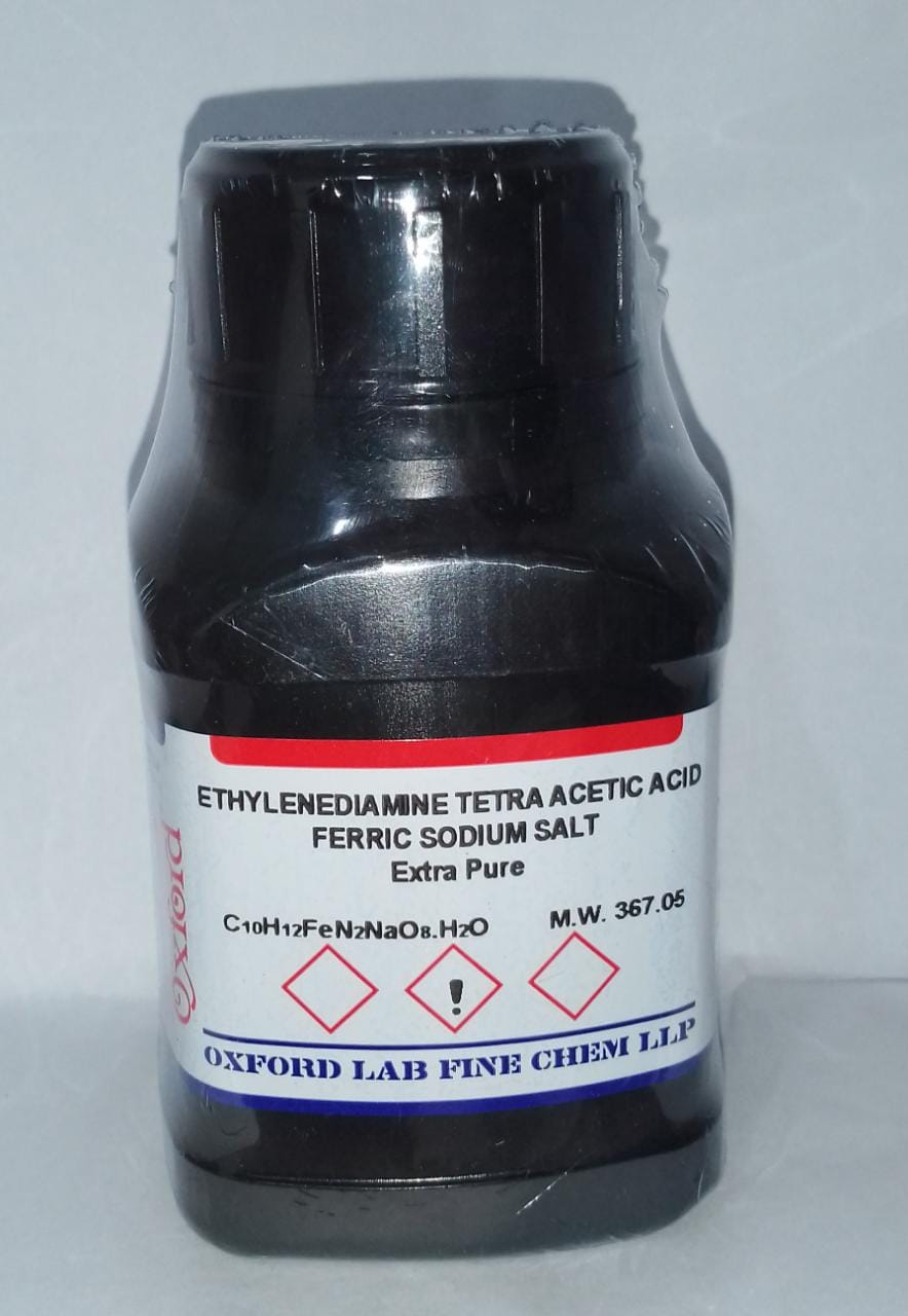 ETHYLENEDIAMINE TETRA ACETIC ACID FERRIC SODIUM SALT Extra Pure (Inc IGV) | Envirotechlab