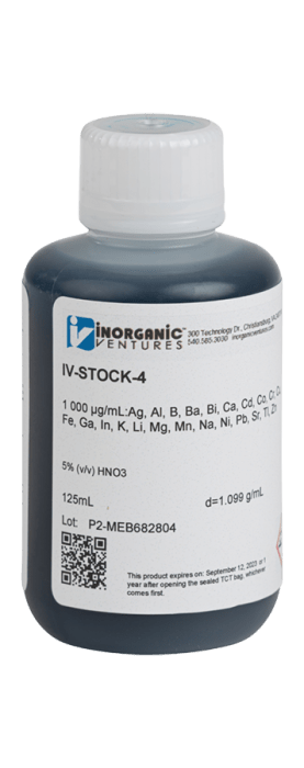 1000 PPM 23 ELEMENT ICP CALIBRATION/QUALITY CONTROL STANDARD- ISO 17034 ...