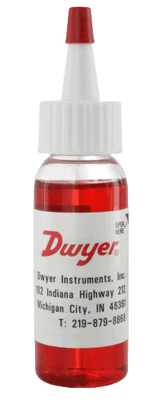 RED GAGE FLUID /424-10,3/4OZ./MANOMETERS- DYWER, A-101 (INC IGV ...