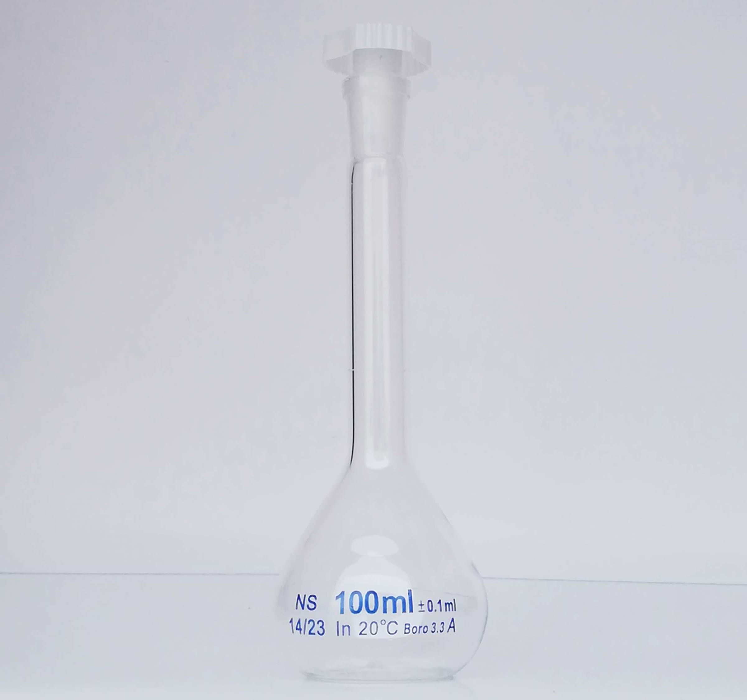 Matraz Aforado (Fiola) Clase A -Con tapón de plástico (Inc. IGV) | Envirotechlab