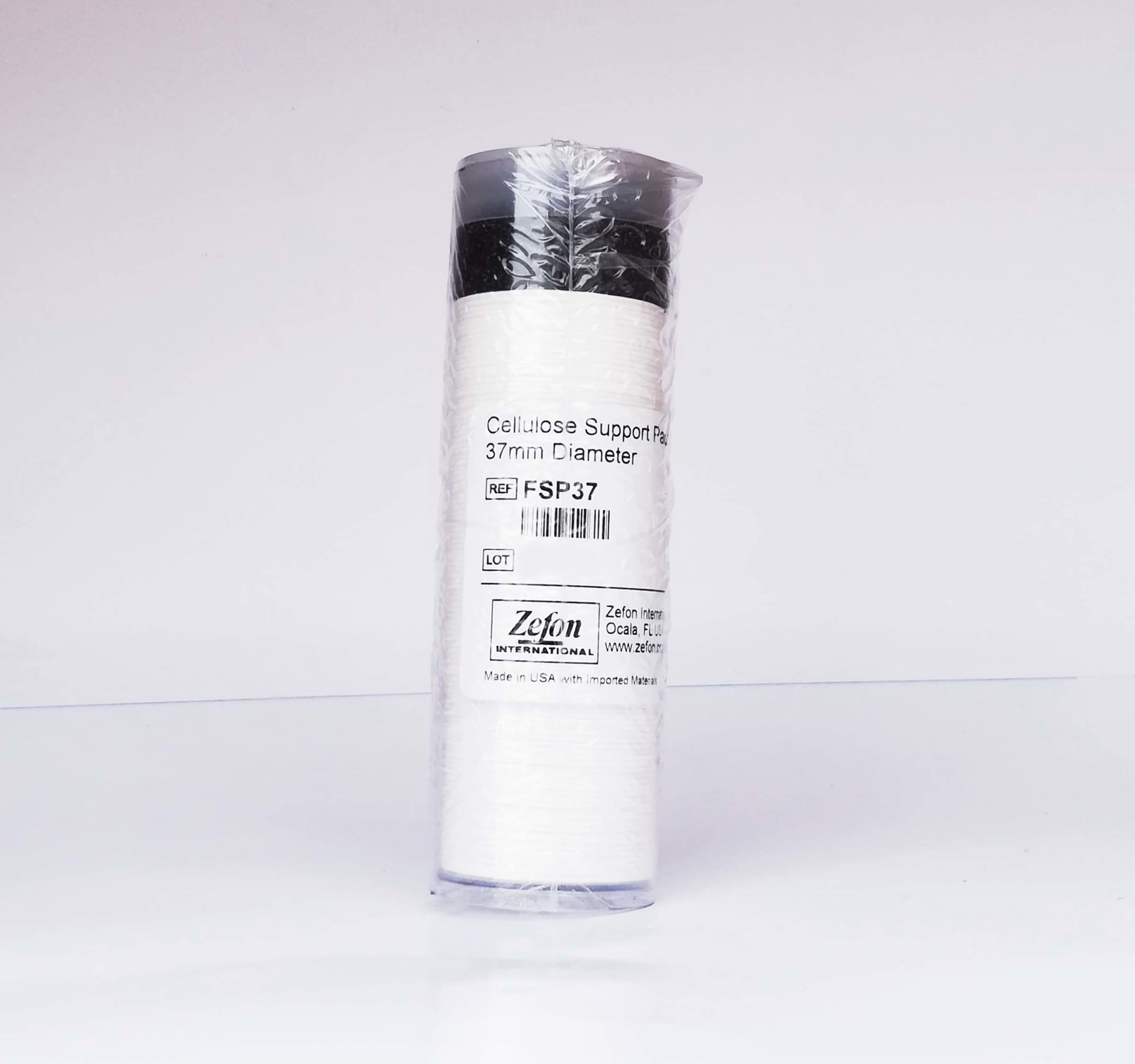 Pad Soporte De Celulosa 37MM 100/PK. (Inc. IGV) | Envirotechlab