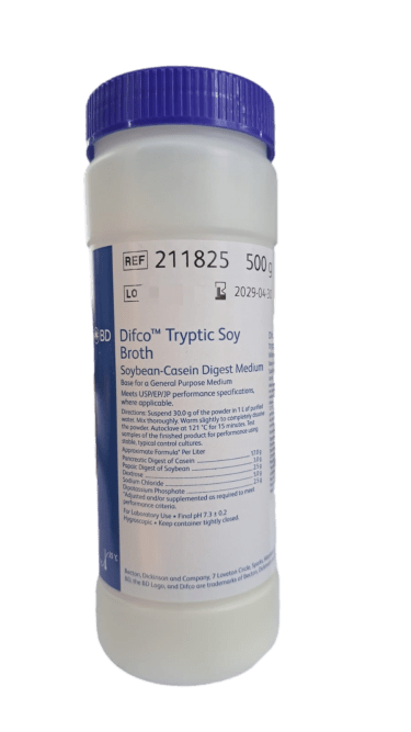 DIFCO TRYPTIC SOY BROTH 500G-BD, 211825 (INC IGV) | Envirotechlab