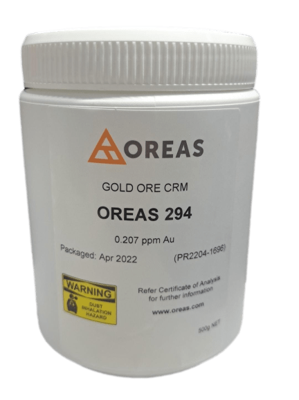 GOLD ORE CRM 0.207 PPM AU-OREAS, OREAS 294 (INC IGV) | Envirotechlab