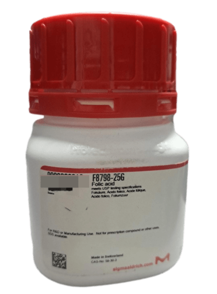 FOLIC ACID 25G-SIGMA ALDRICH,F8798-25G (INC IGV) | Envirotechlab
