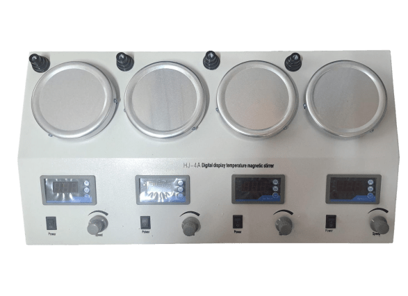 AGITADOR MÁGNETICO DE TEMPERATURA CON PANTALLA DIGITAL ,HJ-4A (INC IGV) | Envirotechlab